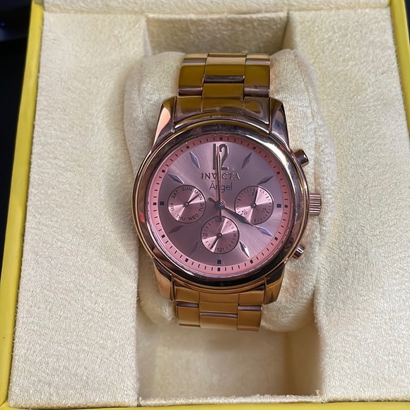 Invicta | Accessories | Invicta Rose Gold Angel Watch | Poshmark